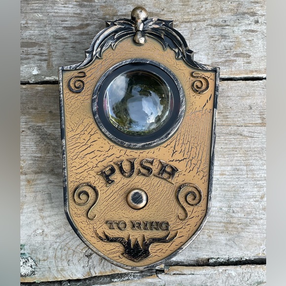 Gemmy | Holiday | Animated Eye Front Talking Door Bell Ring Halloween ...